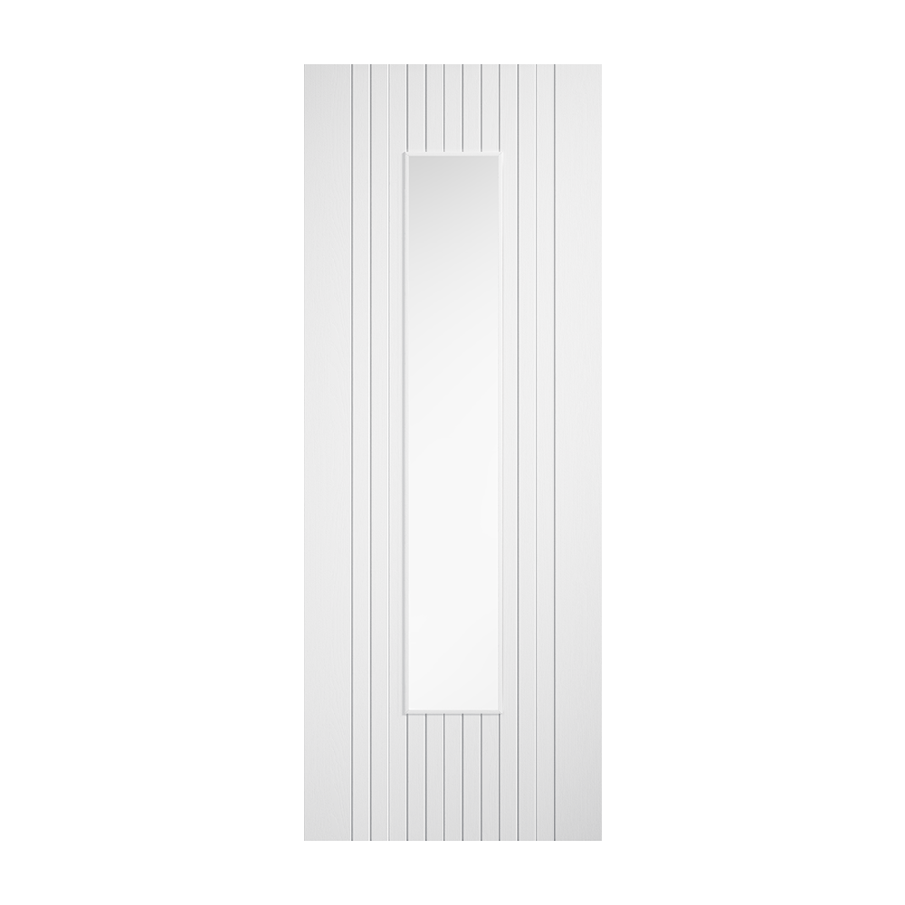LPD Sydney Glazed Internal Door White Laminate
